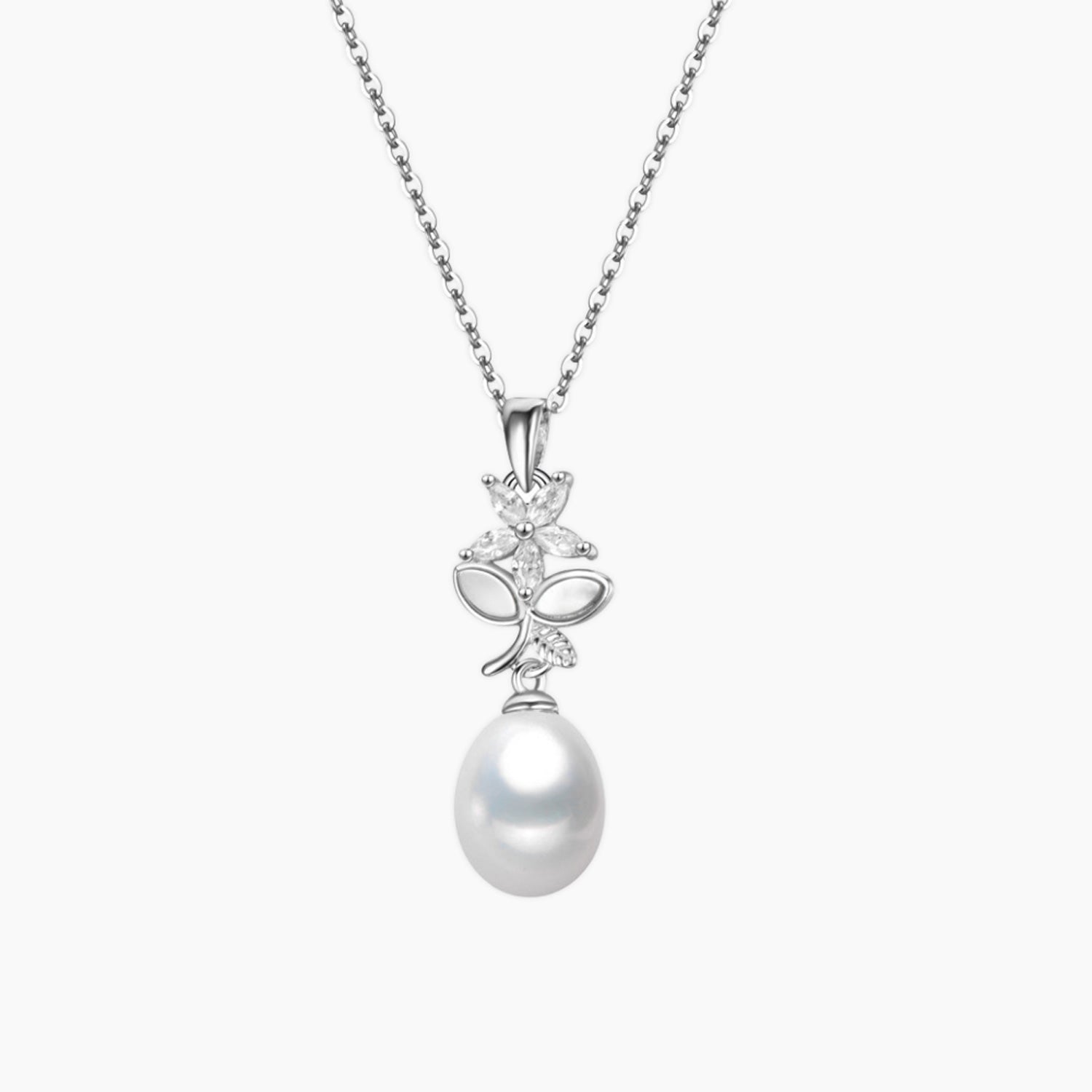 Sara Pearl Pendant: Designer Elegance in Sterling Silver – Irosk Australia